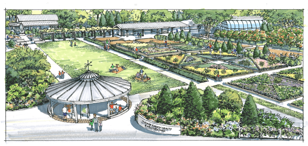 Tucker Ranch Wellness Park's Landscape Design
